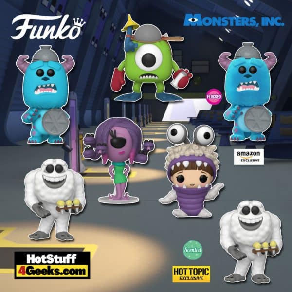 8 NEW Monsters, Inc. 20th Anniversary Funko Pops! (2021)