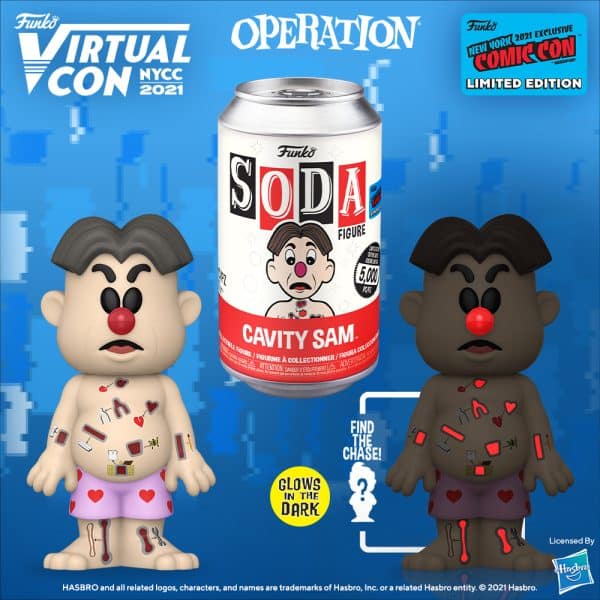 NYCC 2021: NEW Hasbro: Operation - Cavity Sam Funko Soda