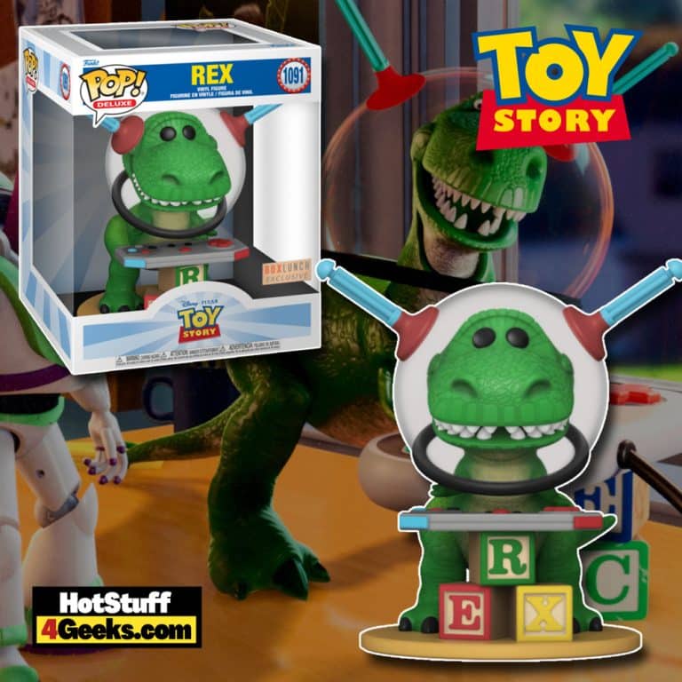2021 NEW & Exclusive Toy Story: Rex Funko Pop! Deluxe