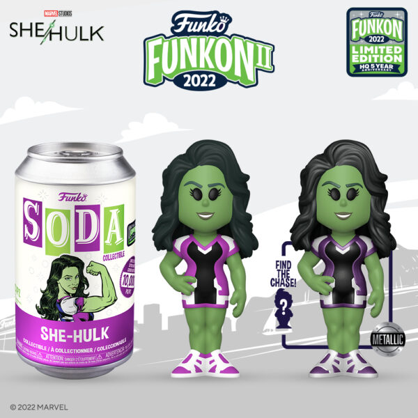 FunKon 2022 - She-Hulk Funko SODA With Metallic Chase
