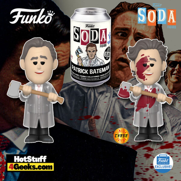 2022 NEW American Psycho: Patrick Bateman Funko Soda