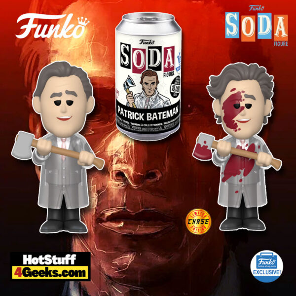 2022 NEW American Psycho: Patrick Bateman Funko Soda