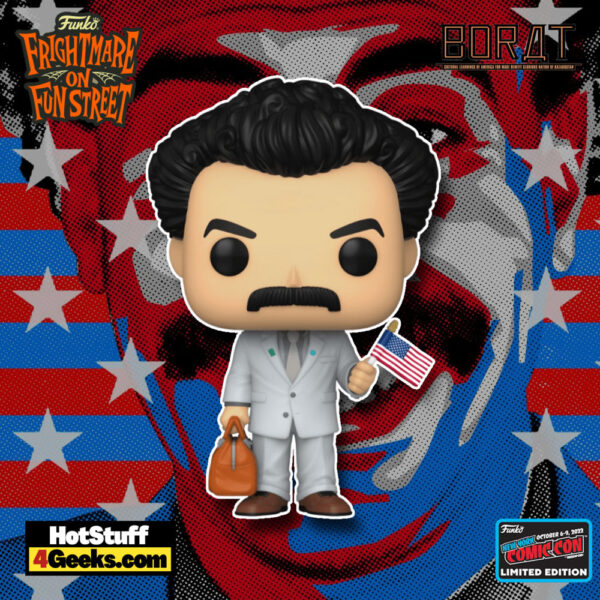 Funko NYCC 2022: Borat with Flag and Suit Funko Pop!