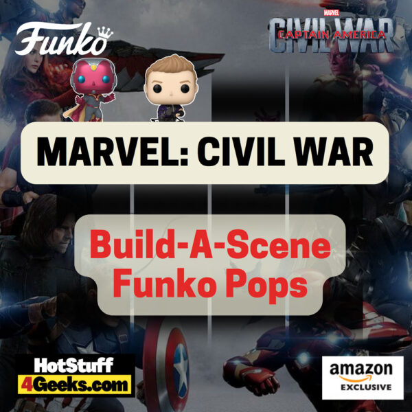2023 NEW Marvel: All the Civil War Build A Scene Funko Pops!