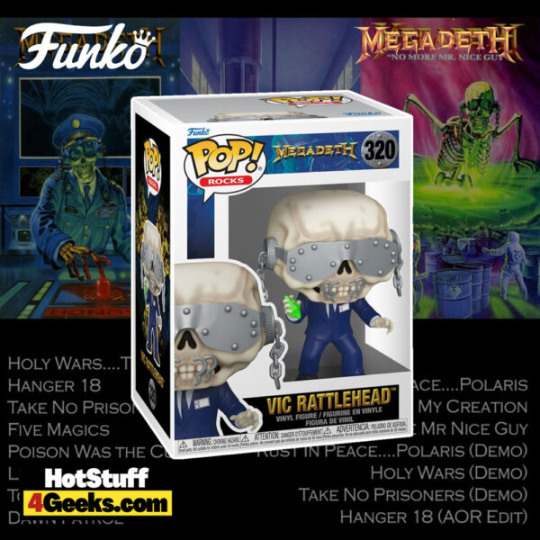 Funko Fair 2023: NEW Megadeth - Vic Rattlehead Funko Pop!