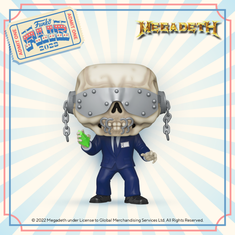 Funko Fair 2023: NEW Megadeth - Vic Rattlehead Funko Pop!