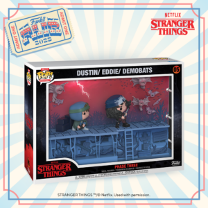 NEW Stranger Things S4: Dustin, Eddie & Demobats Funko Pop!
