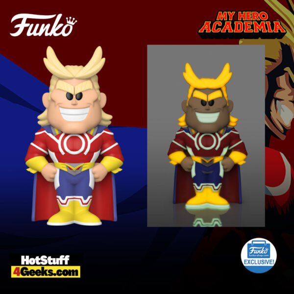 2023 NEW MHA: Funko All Might Silver Age Soda 3 Liter (GITD)