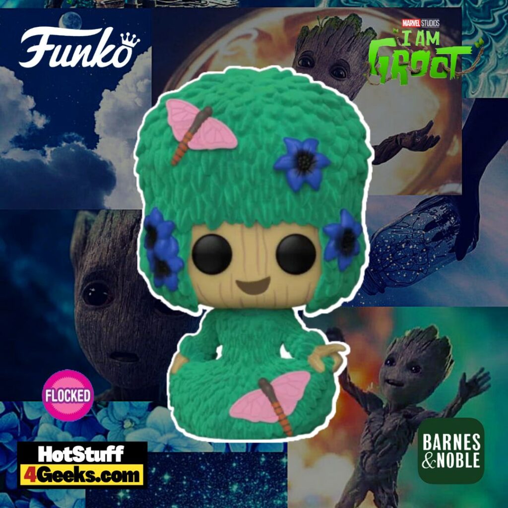 2023 NEW I Am Groot: Groot w/ Marie Hair (Flocked) Funko Pop!