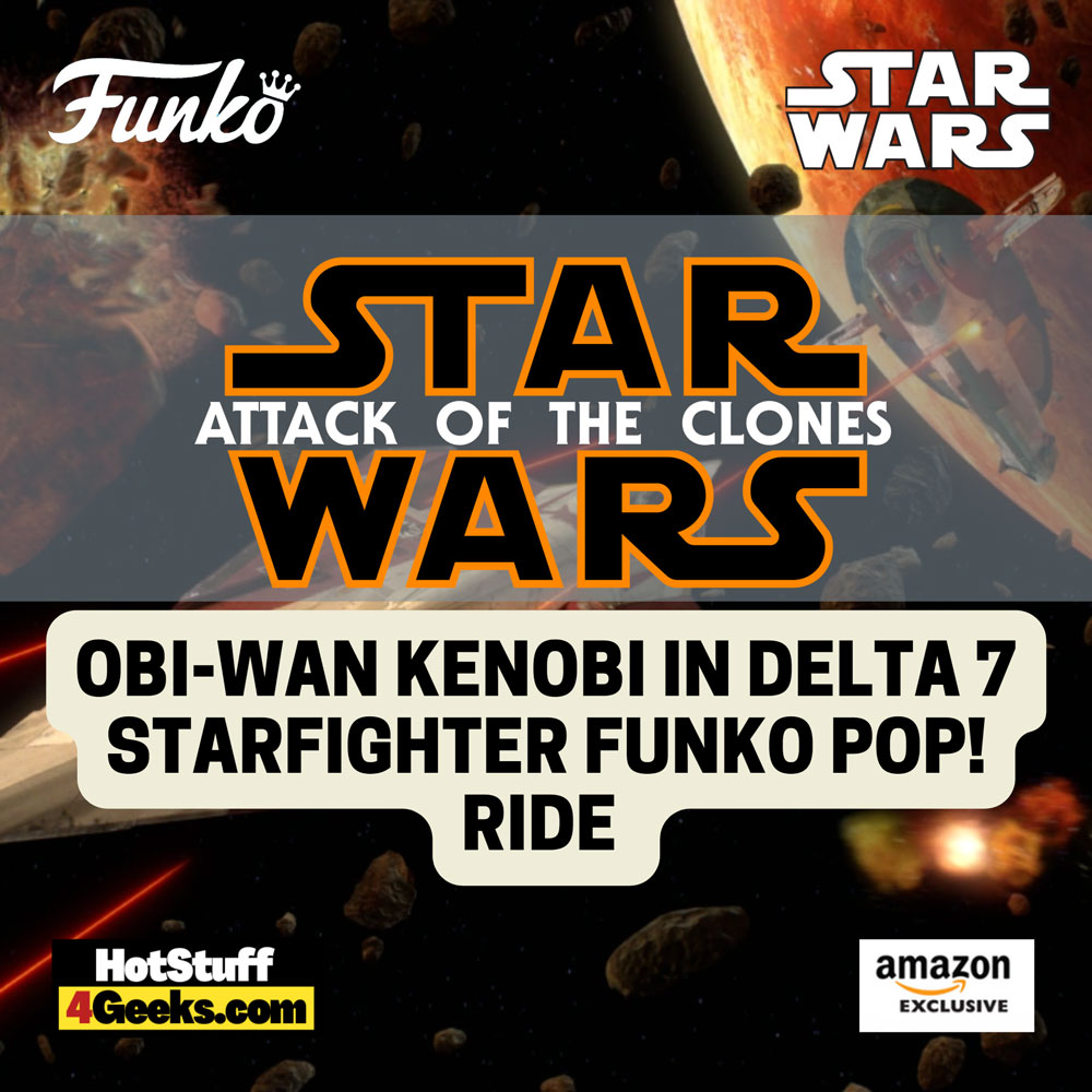 2023 NEW Kenobi in Delta 7 Starfighter Funko Pop! Ride