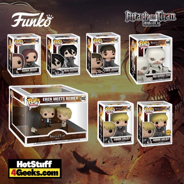 NEW Attack on Titan Funko Pops! New Releases: 2023 Edition