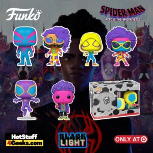 2023 NEW Blacklight Spider-Man: Across the Spider-Verse Funko Pops!