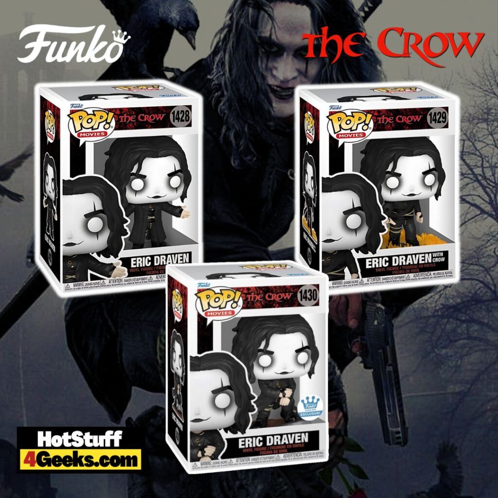 2023 NEW The Crow: Eric Draven Funko Pops! A Tale of Vengeance