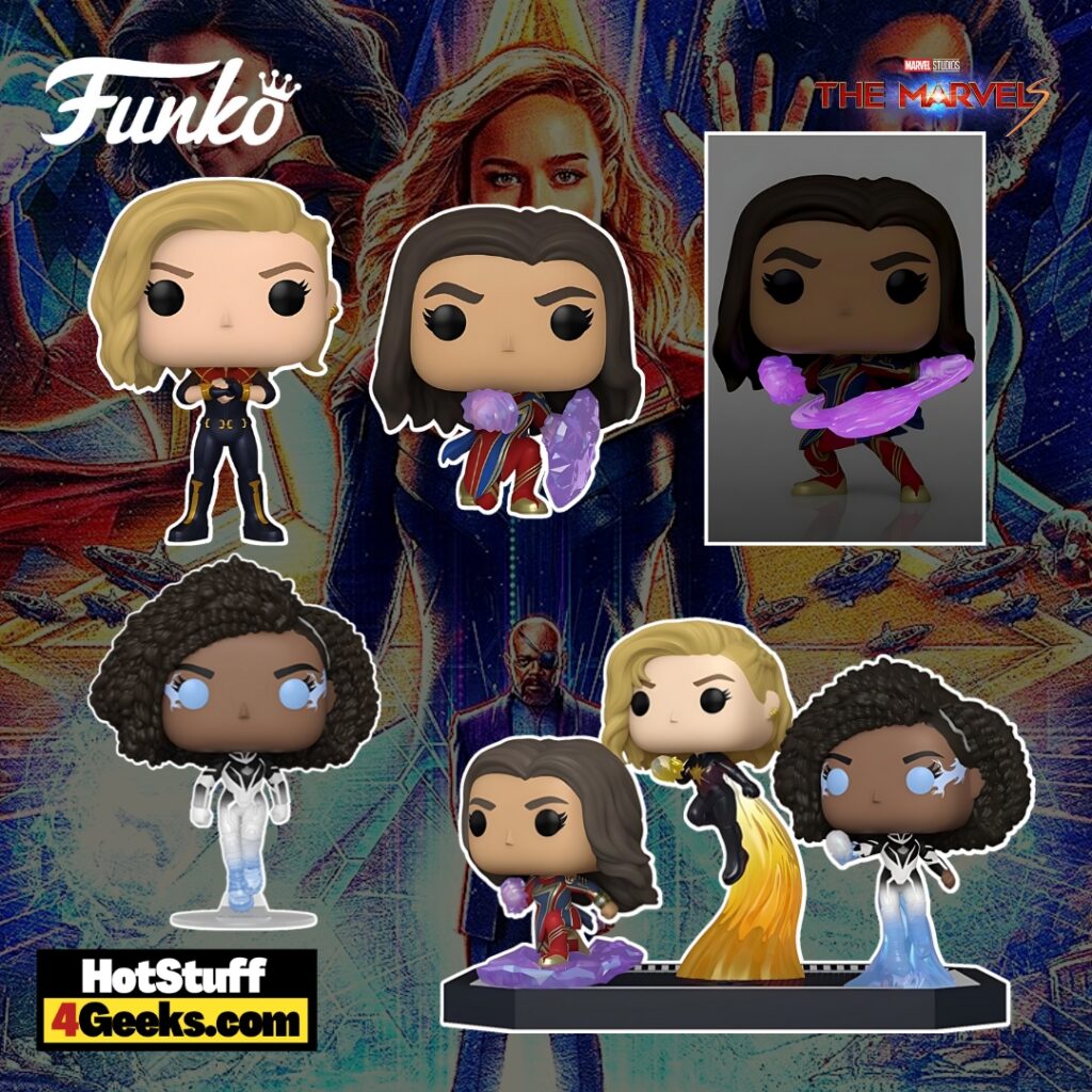 2023 NEW The Marvels Movie Funko Pops! Release Sparks