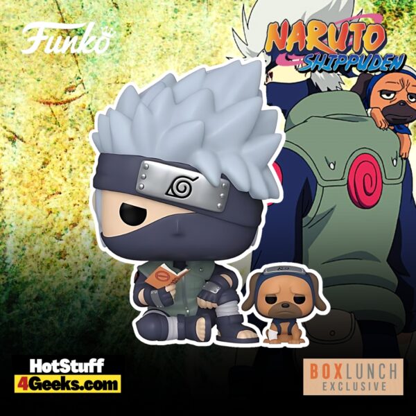 2023 NEW Naruto: Kakashi Hatake with Pakkun Funko Pop!