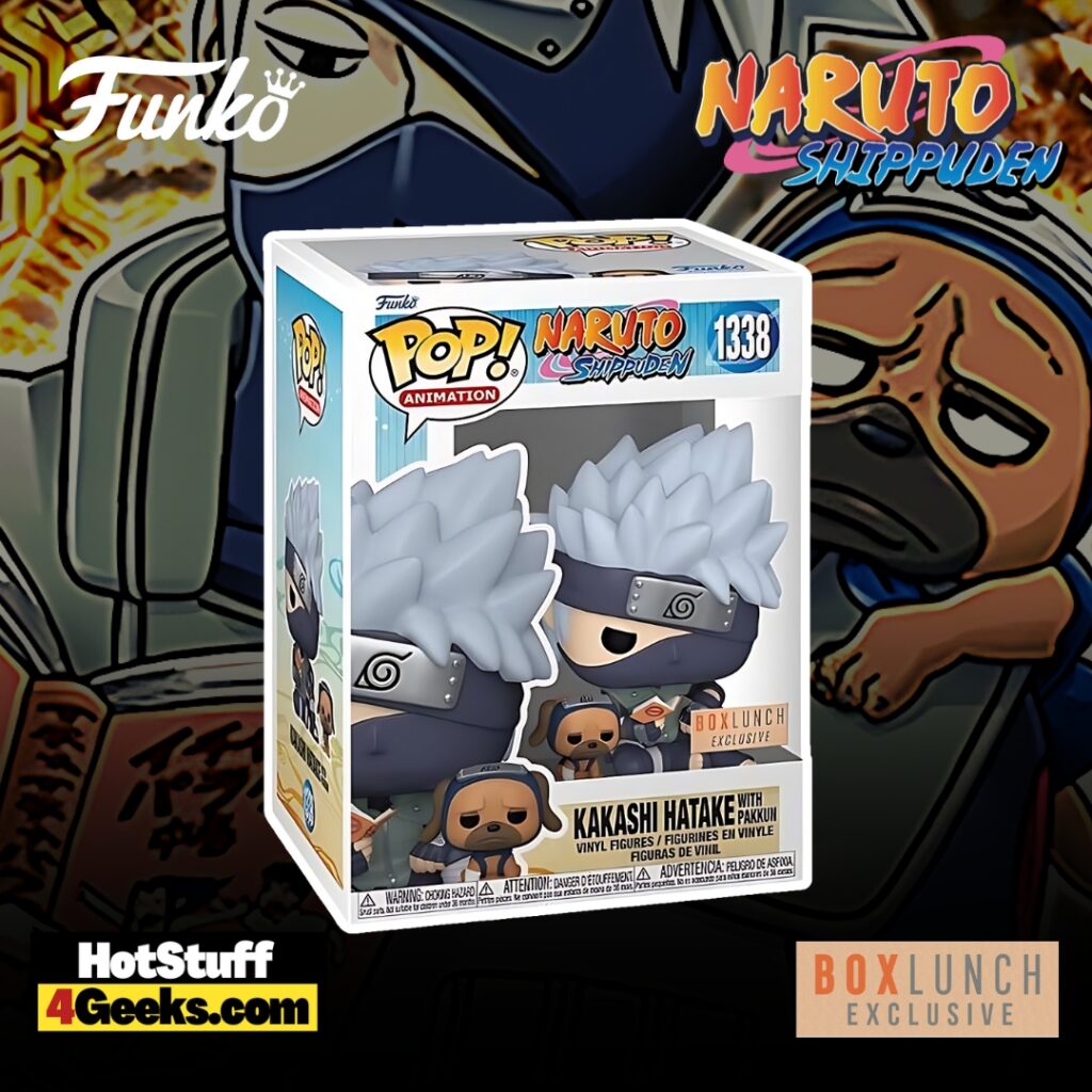 2023 NEW Naruto: Kakashi Hatake with Pakkun Funko Pop!