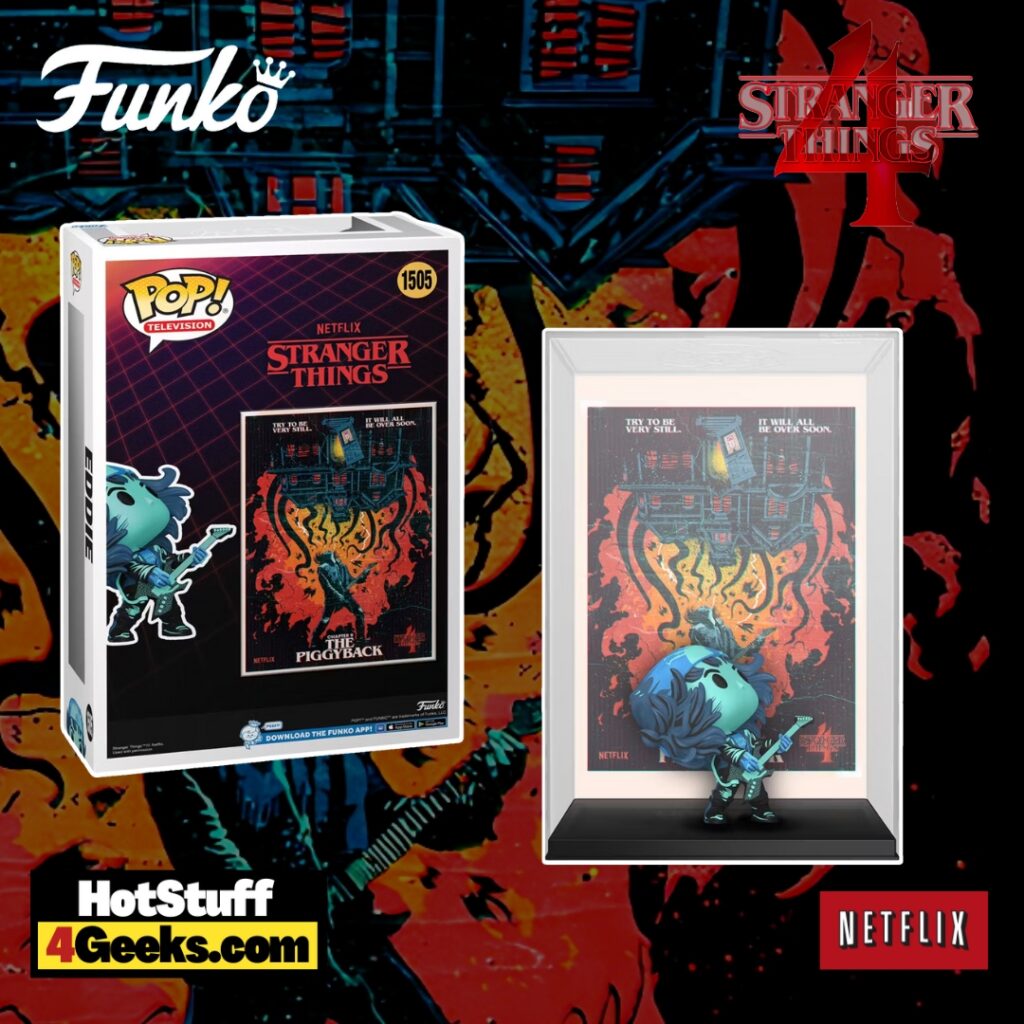 2023 NEW Stranger Things S4 The Piggyback Funko Pop! Art Poster