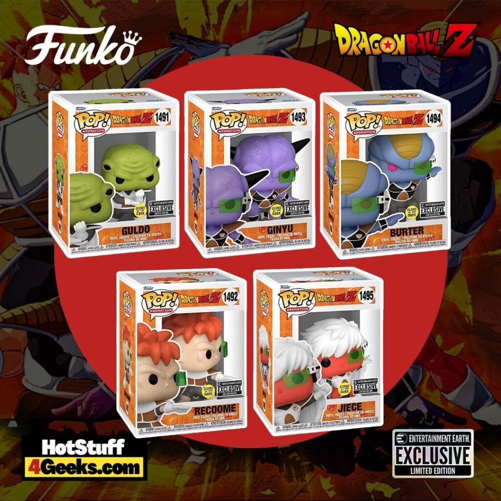 2023 NEW Dragon Ball Z: The Ginyu Force Funko Pops! Unveiled