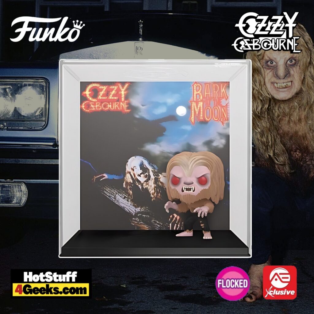 2023 Ozzy Osbourne (Flocked) Bark at The Moon Funko Pop! Album