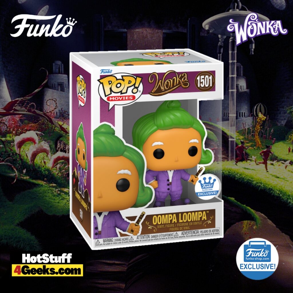 2023 NEW Wonka - Oompa Loompa with Piccolo Funko Pop!