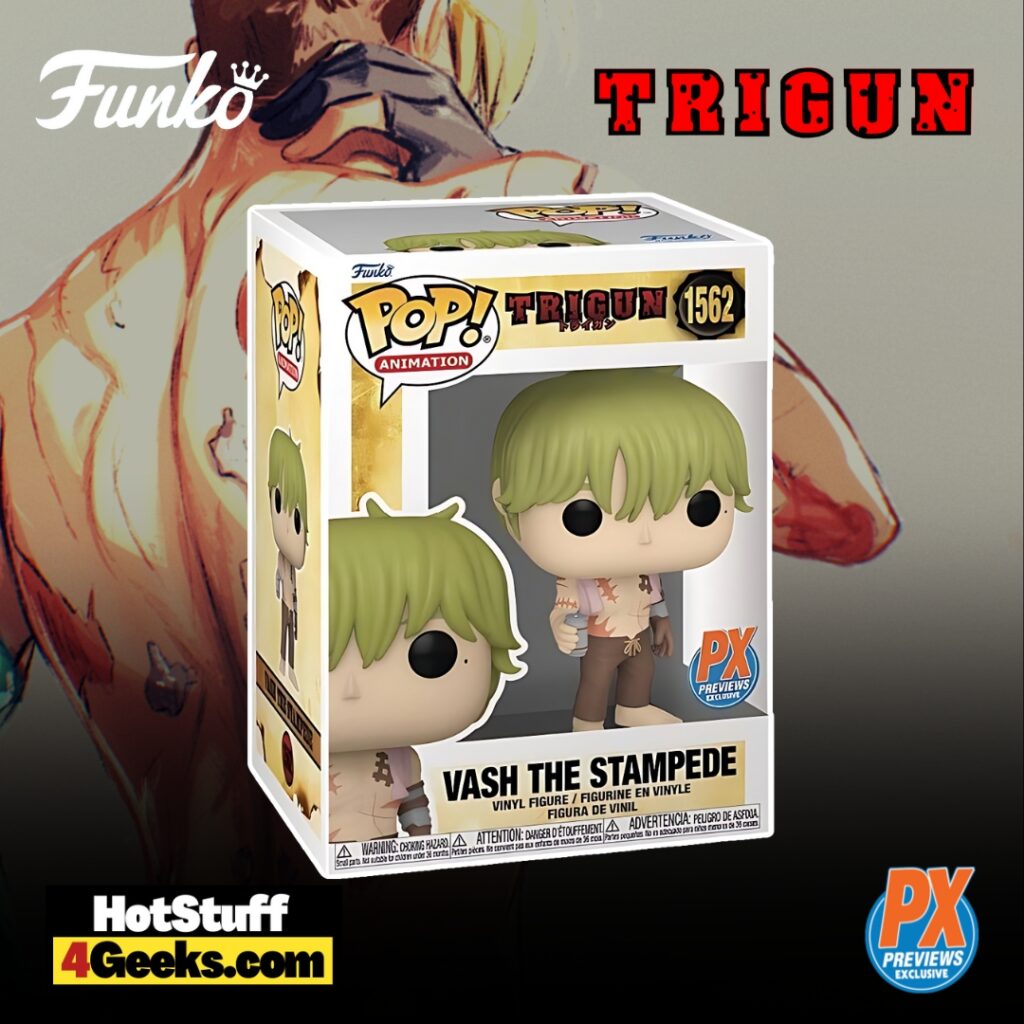 The NEW Trigun: Vash (Shirtless) Funko Pop! PX Exclusive